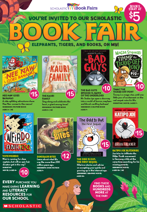 Book Fairs | Scholastic New Zealand
